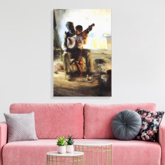 The Banjo Lesson Canvas Print | Zazzle
