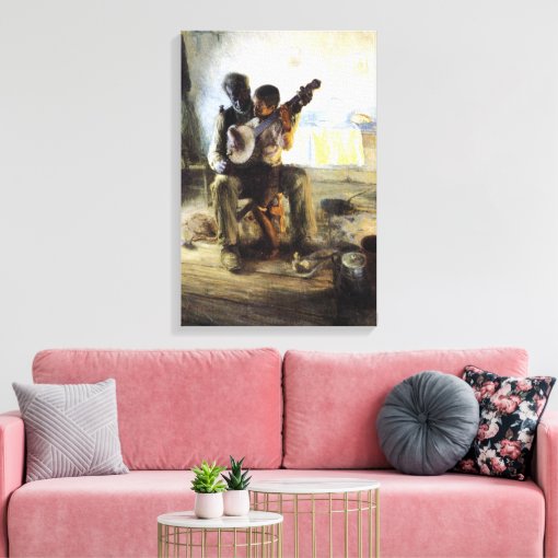 The Banjo Lesson Canvas Print | Zazzle