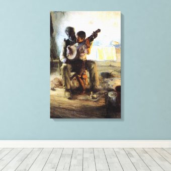 The Banjo Lesson Canvas Print | Zazzle