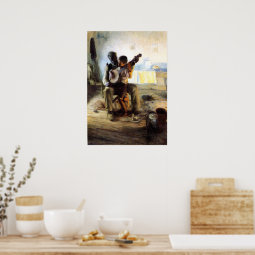 The Banjo Lesson Poster | Zazzle