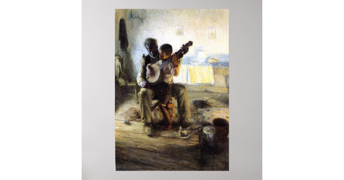 The Banjo Lesson Poster | Zazzle