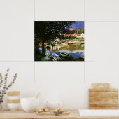 The Bank of the Seine, Bennecourt by Claude Monet Poster | Zazzle