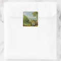 The Baptism of the Ethiopian Eunuch Square Sticker | Zazzle