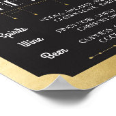 The Bar Masquerade Poster Sign Wedding Reception | Zazzle