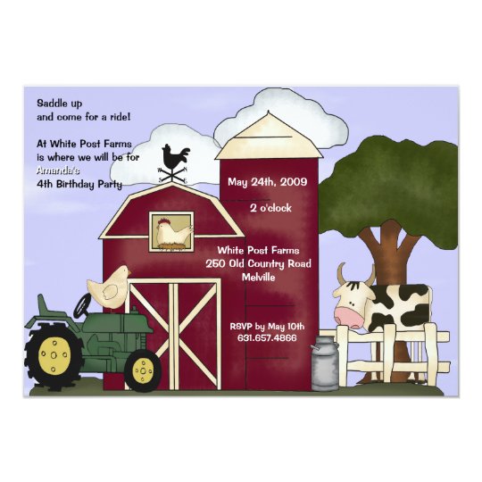 The Barn Invitation | Zazzle.com
