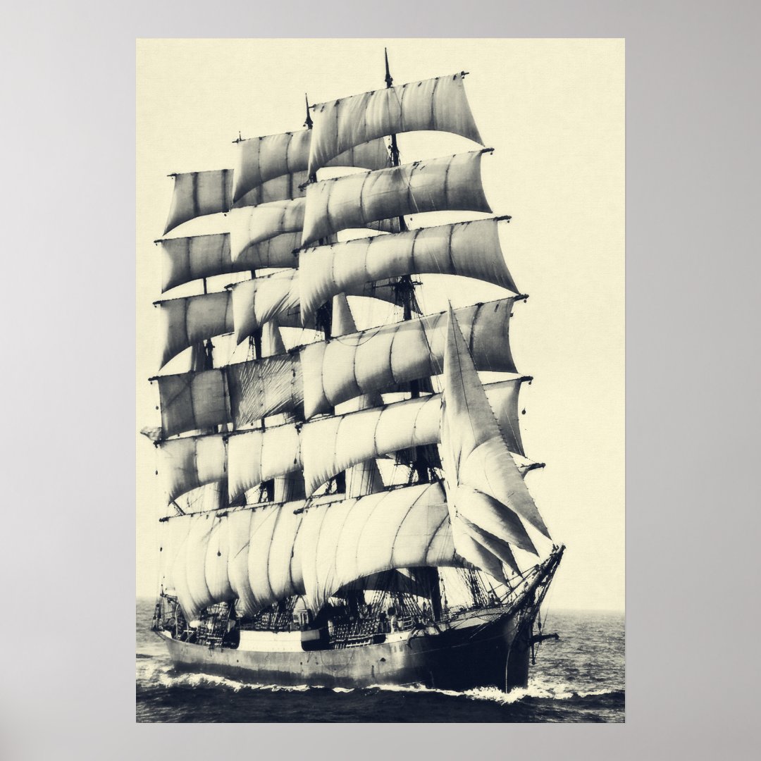 The Barque Pamir Poster | Zazzle