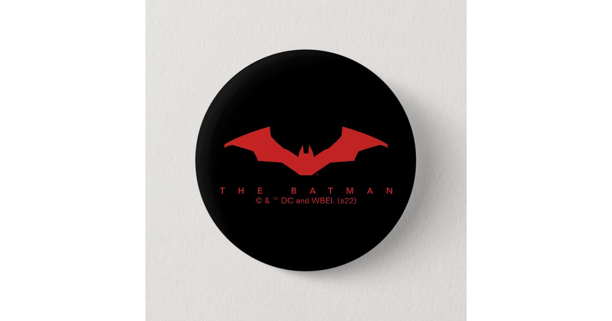 The Batman Bat Logo Button | Zazzle