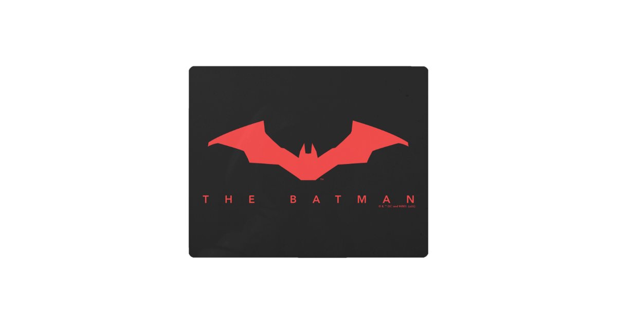The Batman Bat Logo Metal Print | Zazzle
