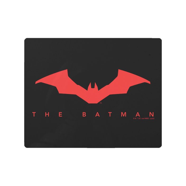 The Batman Bat Logo Metal Print | Zazzle
