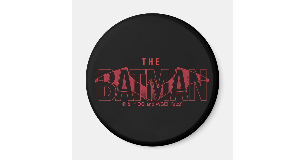 The Batman Bat Overlaid Logo Magnet | Zazzle
