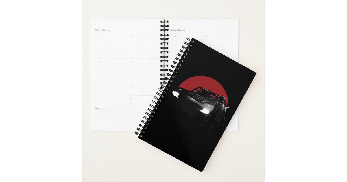 The Batman & Batmobile Graphic Planner | Zazzle