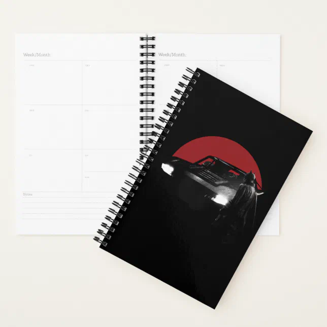 The Batman & Batmobile Graphic Planner | Zazzle