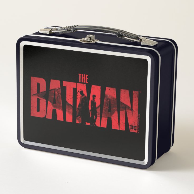 The Batman & Catwoman Logo Metal Lunch Box | Zazzle