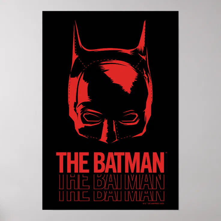 The Batman Cowl Logo Poster | Zazzle