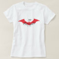 The Batman Handwritten Bat Logo T-Shirt | Zazzle