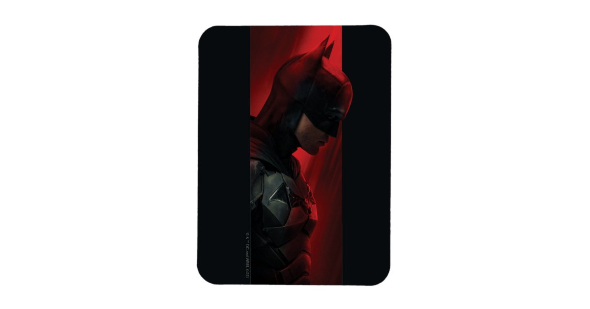 The Batman Red Bar Profile Magnet | Zazzle