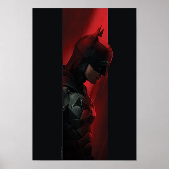 The Batman Red Bar Profile Poster | Zazzle