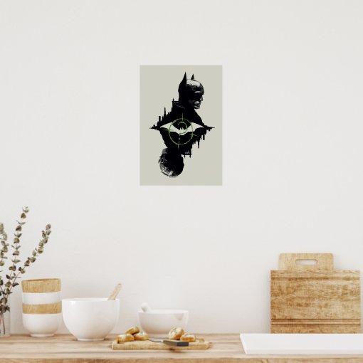 The Batman & The Riddler Dual Character Graphic Poster | Zazzle