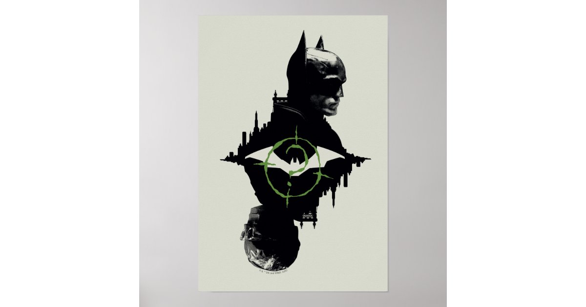 The Batman & The Riddler Dual Character Graphic Poster | Zazzle