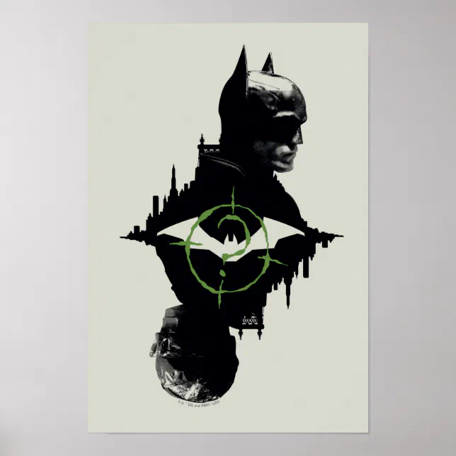 The Batman & The Riddler Dual Character Graphic Poster | Zazzle