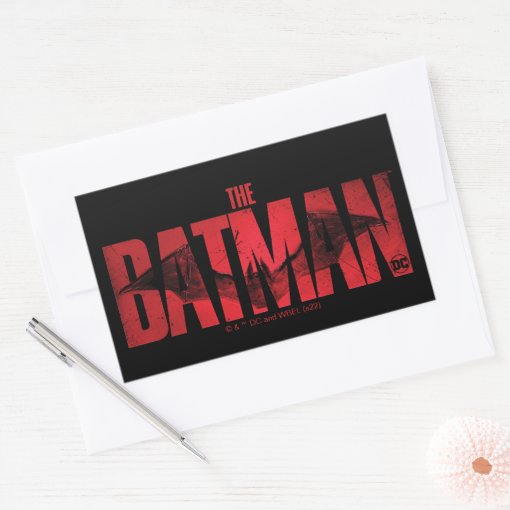 The Batman Theatrical Logo Rectangular Sticker | Zazzle