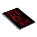 The Batman Typography Cutout Notebook | Zazzle