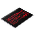 The Batman Typography Cutout Notebook | Zazzle