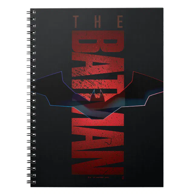 The Batman Vertical Logo Notebook | Zazzle