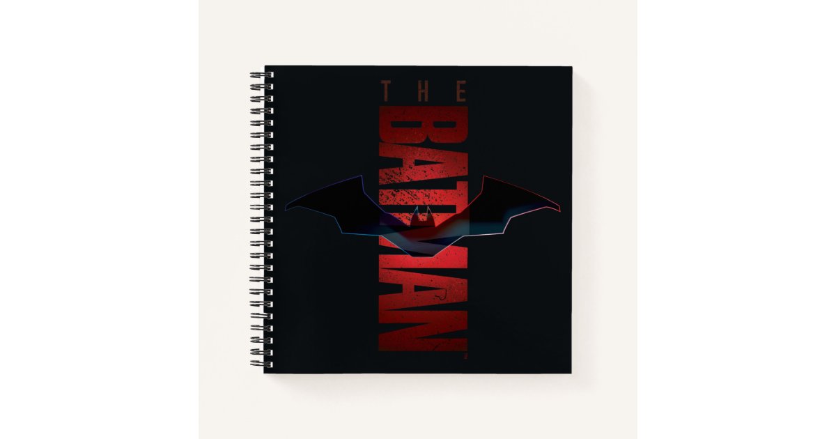 The Batman Vertical Logo Notebook | Zazzle