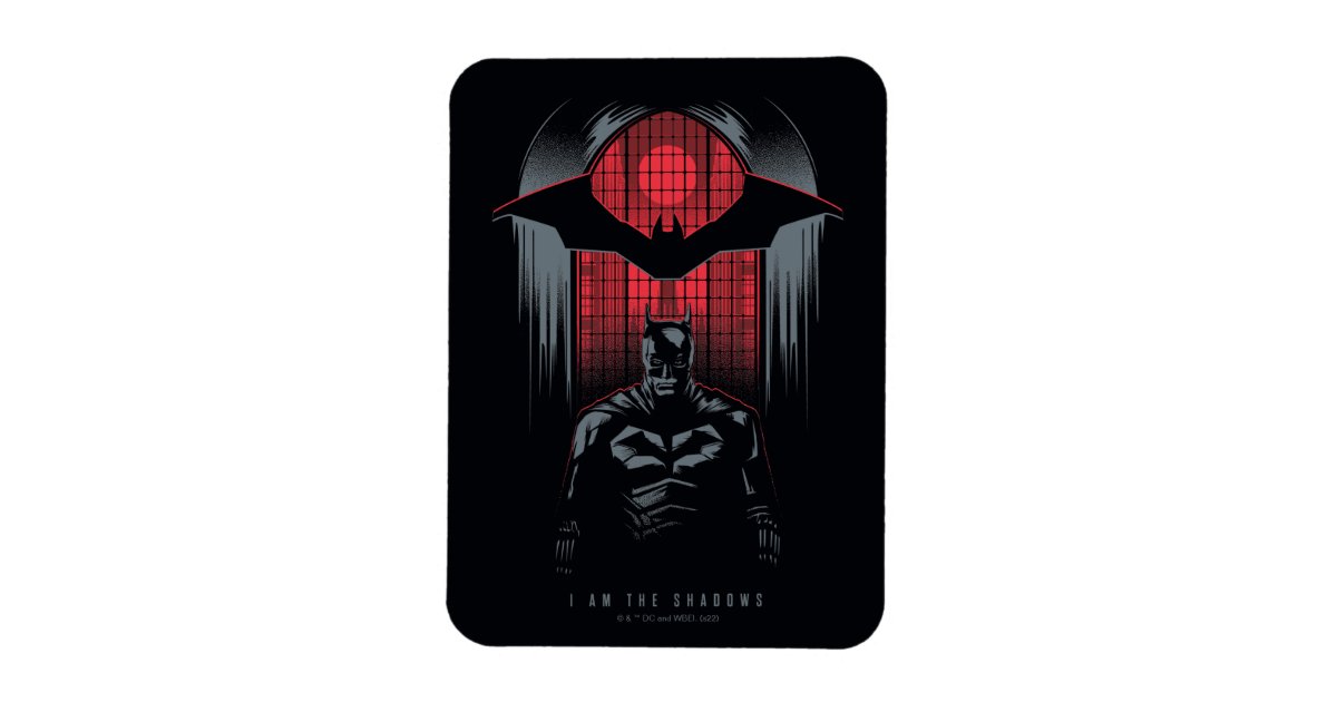 The Batman Window Pane Outline Magnet | Zazzle
