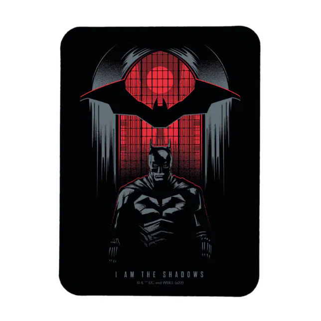 The Batman Window Pane Outline Magnet | Zazzle