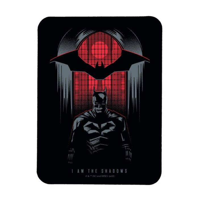 The Batman Window Pane Outline Magnet | Zazzle.com