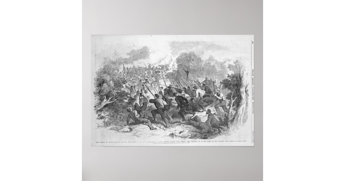 The Battle at Bull Run Poster | Zazzle