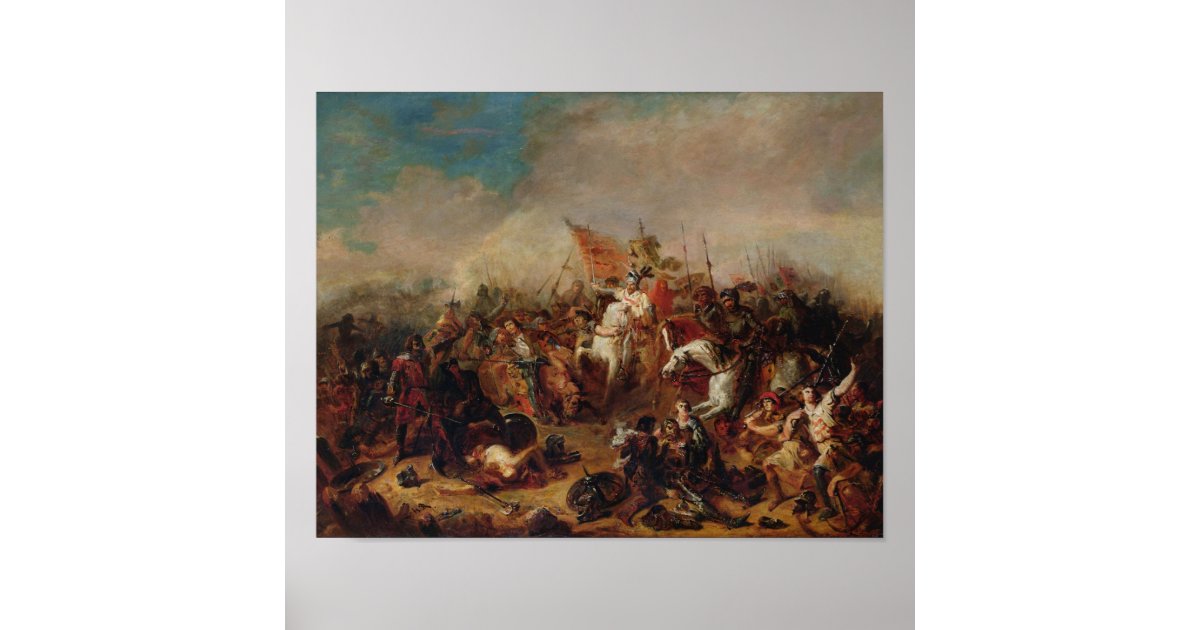 The Battle of Hastings in 1066 Poster | Zazzle