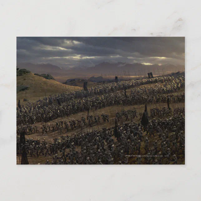 The Battle of the Pelennor Fields Postcard | Zazzle