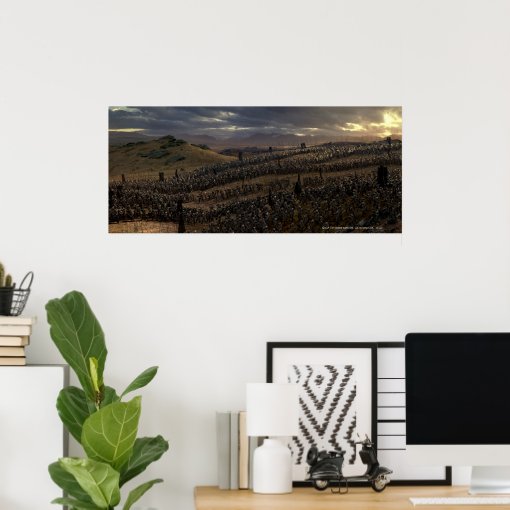 The Battle of the Pelennor Fields Poster | Zazzle