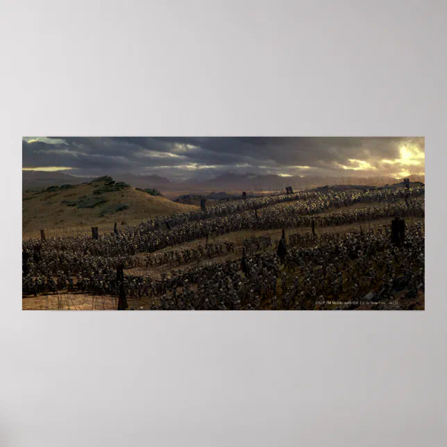 The Battle of the Pelennor Fields Poster | Zazzle