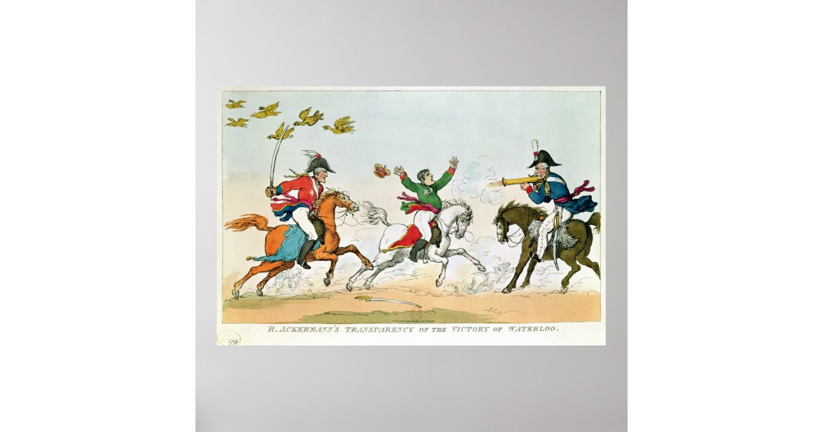 The Battle of Waterloo Poster | Zazzle