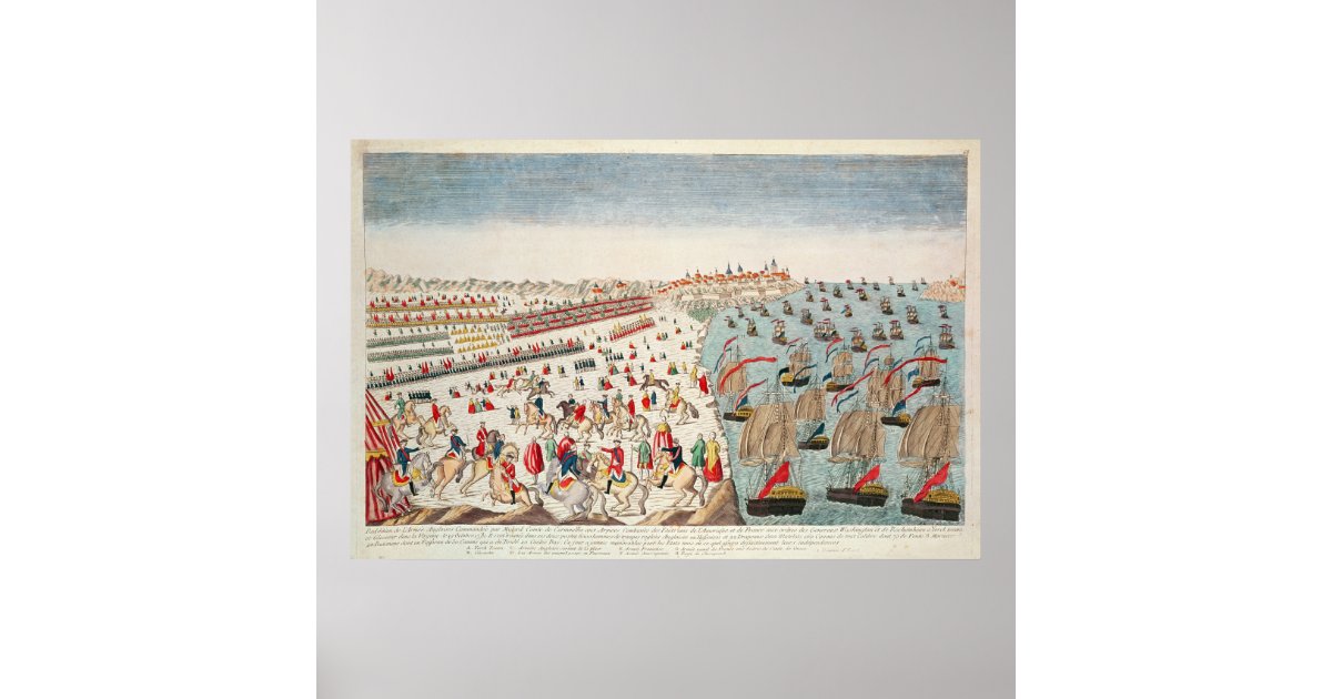 The Battle of Yorktown, 19th October 1781 Poster | Zazzle