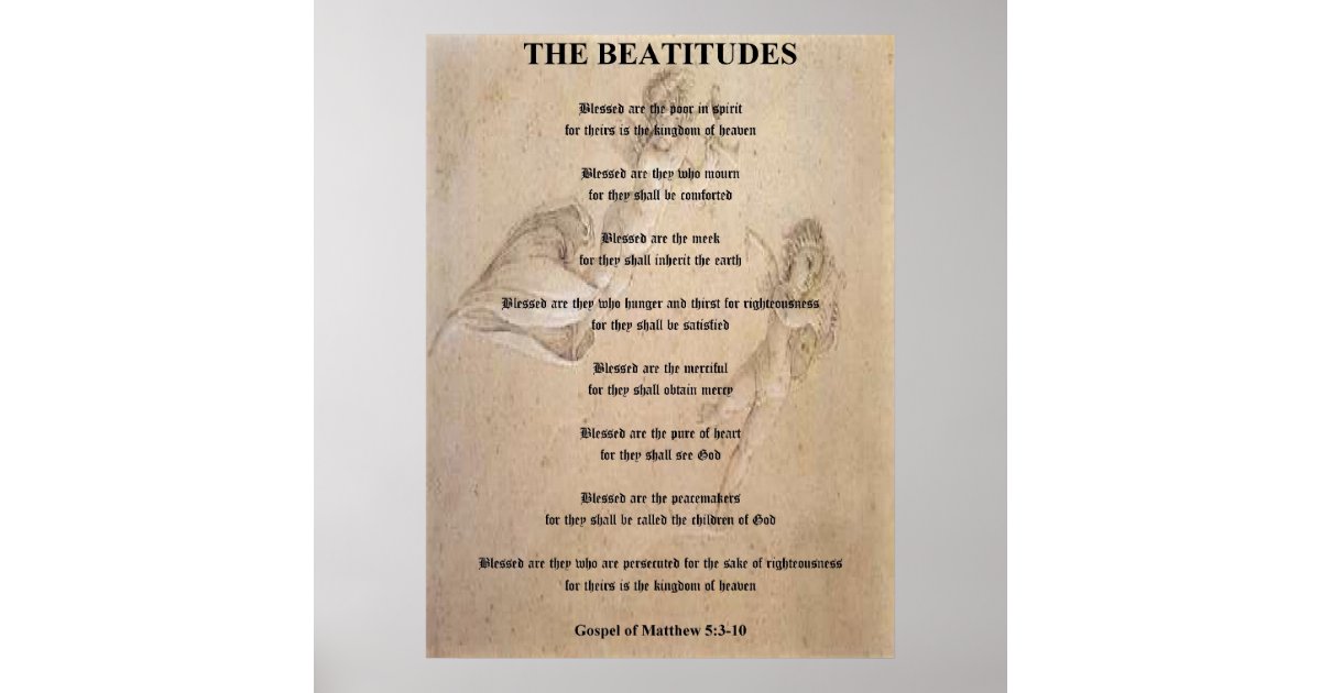 The Beatitudes Poster | Zazzle