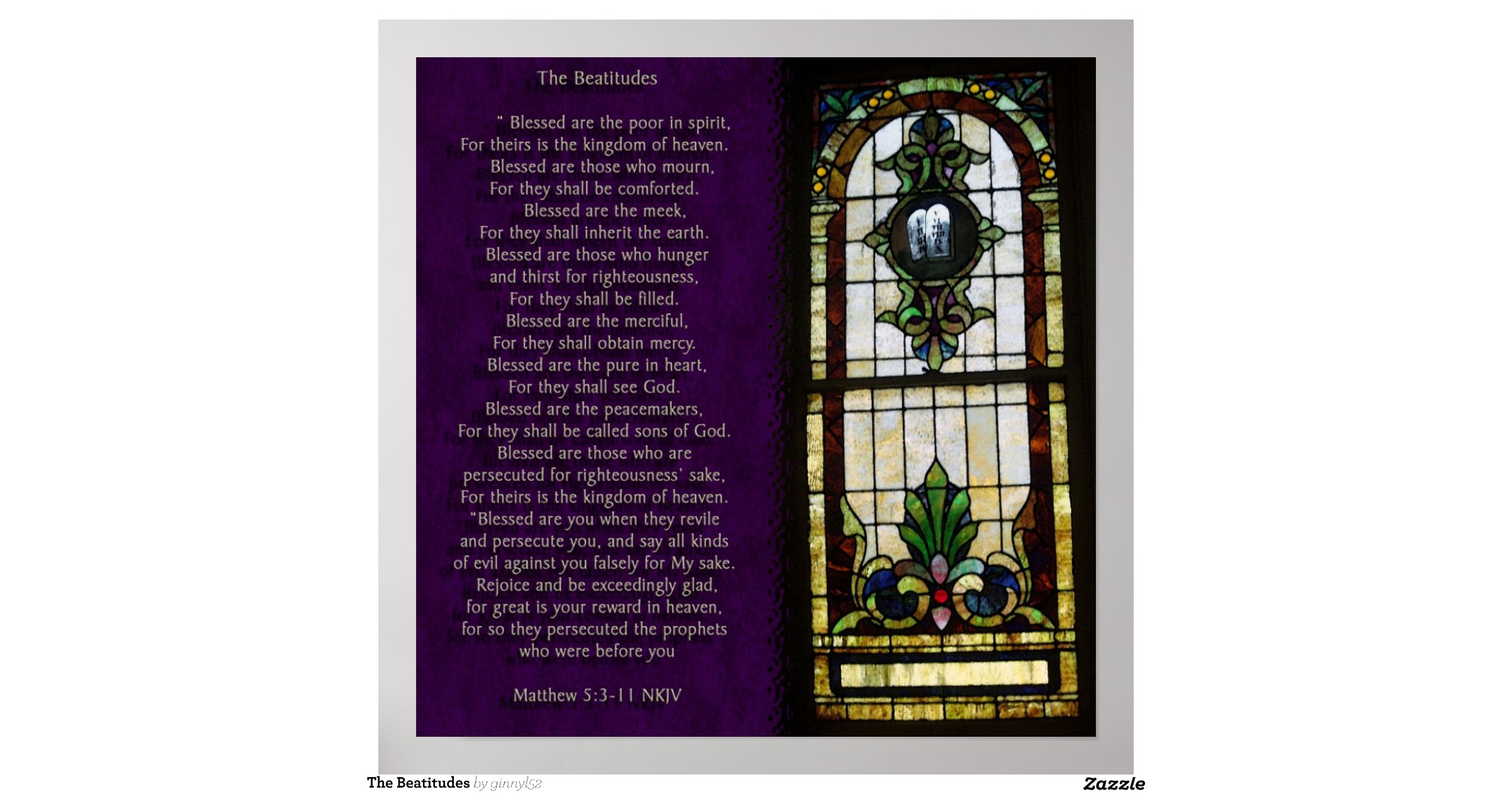 Beatitudes Poster