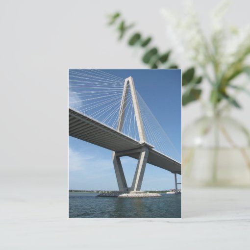 The Beautiful Ravenel Bridge Postcard | Zazzle