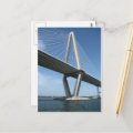 The Beautiful Ravenel Bridge Postcard | Zazzle