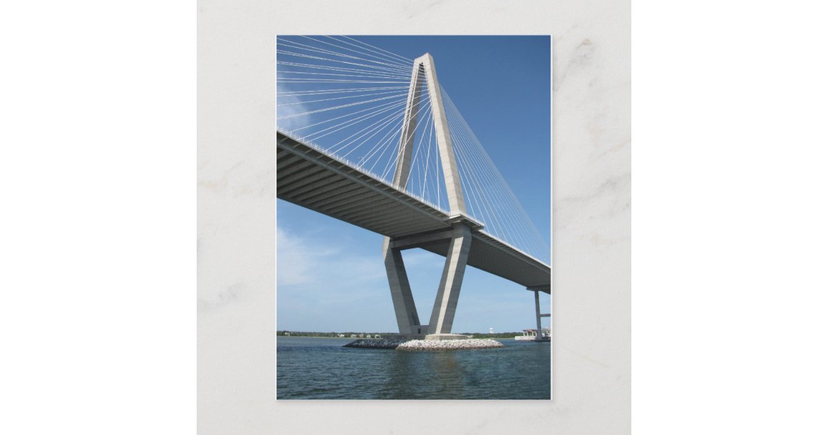 The Beautiful Ravenel Bridge Postcard | Zazzle