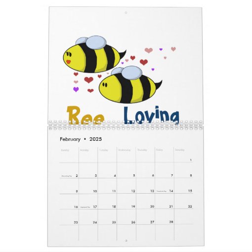 The BEE Calendar | Zazzle