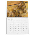 The Bee Calendar 2025 Honey and Bumble Bees | Zazzle
