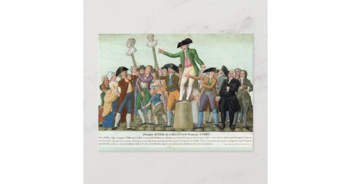The Beginning of the French Revolution Postcard | Zazzle