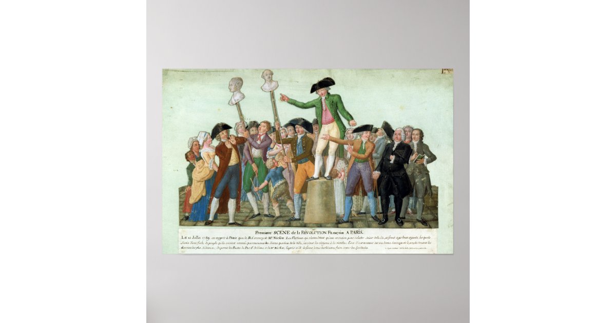 The Beginning of the French Revolution Poster | Zazzle