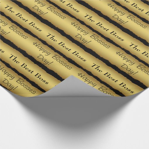 The best boss boss day Wrapping papers Wrapping Paper | Zazzle