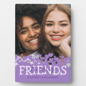 The Best of Friends Purple Photo Plaque | Zazzle